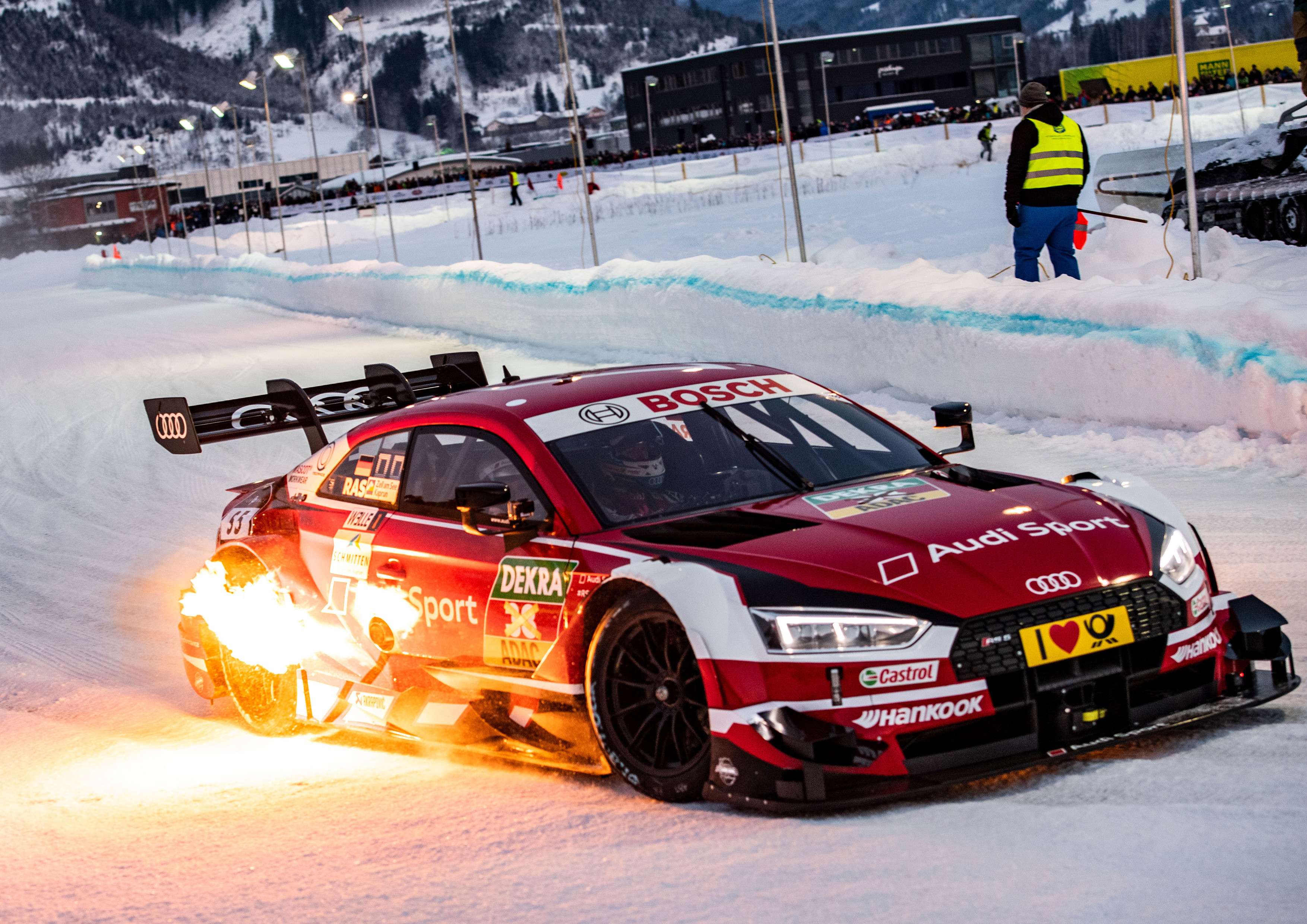 Los pilotos de Audi protagonistas en el GP Ice Race. - INSIDEAUTOS