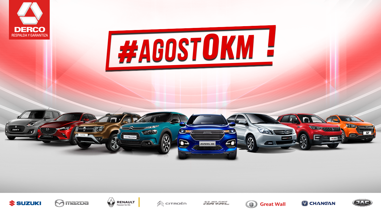 Agost0km: vehículos nuevos a precios inigualables en Derco. - INSIDEAUTOS